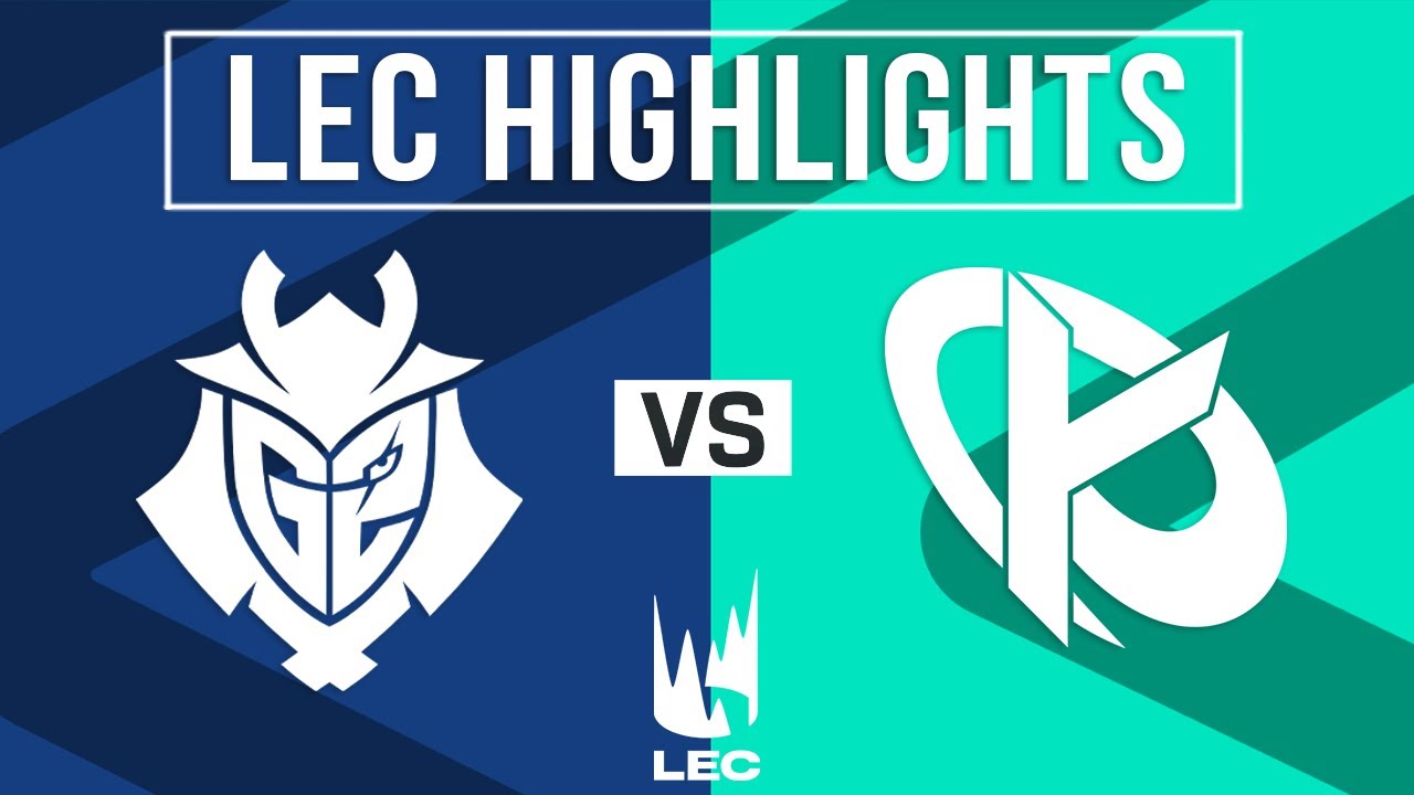 G2 vs KC Full Highlights | LEC 2024 Winter | G2 Esports vs Karmine Corp - YouTube