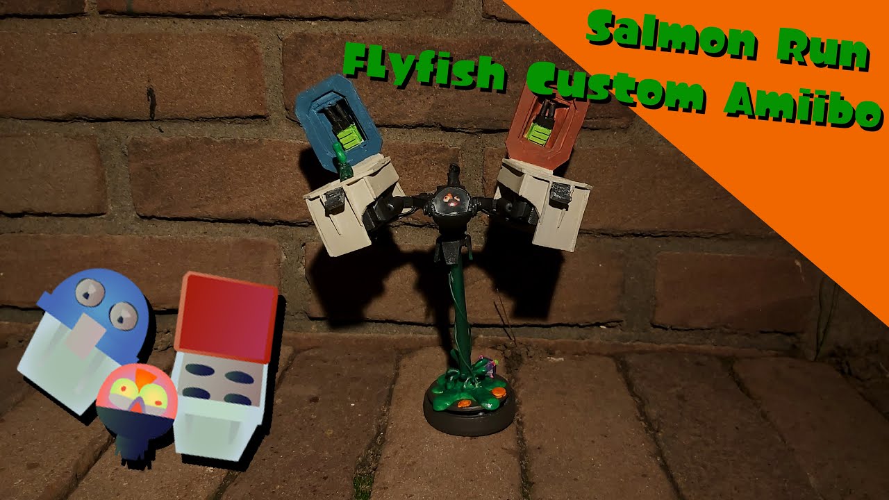 Splatoon 2 - Salmon Run - Flyfish Custom Amiibo - YouTube