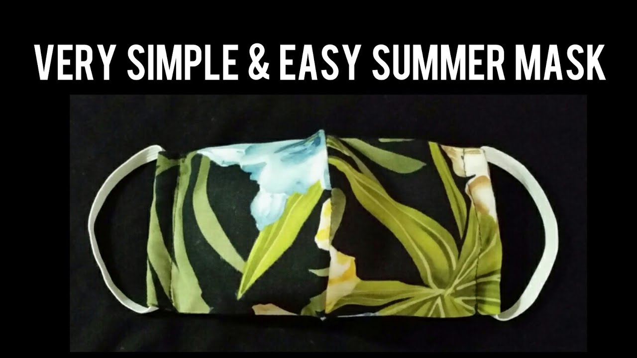 DIY Protective Mask Easy and Breathable - Make Stylish Summer Mask at ...