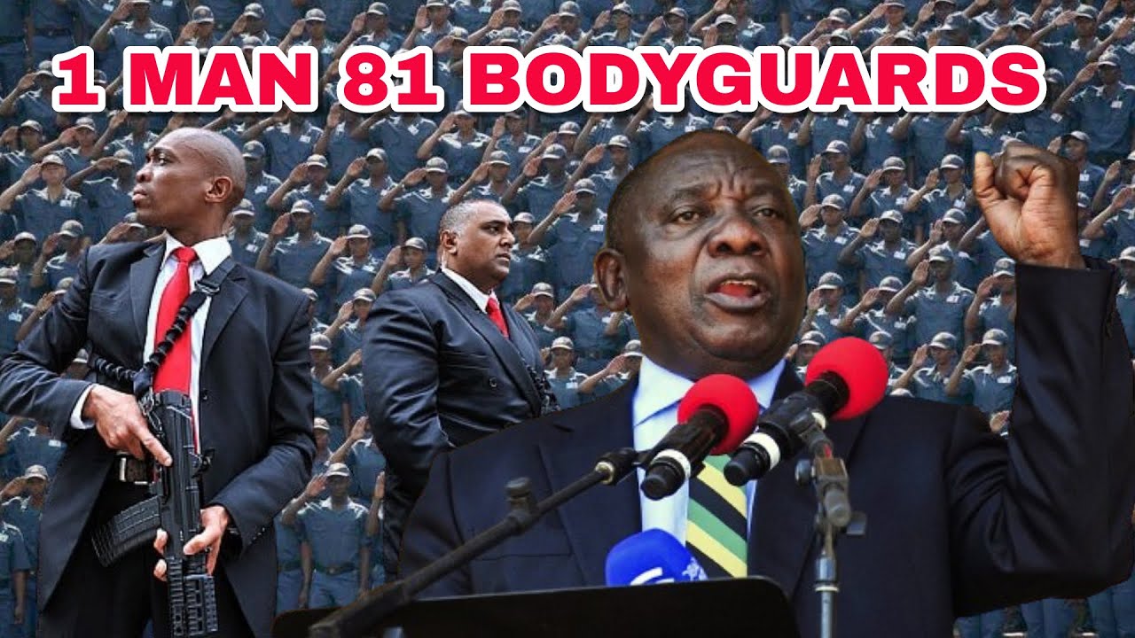 RAMAPHOSA 81 BODYGUARDS - THE MOST PROTECTED PRESIDENT IN AFRICA - YouTube