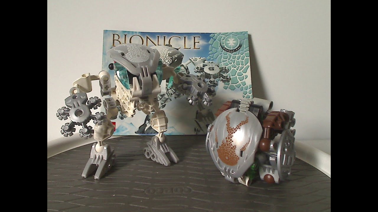 Lego Bionicle Review: Kohrok Kal & Pahok Kal 2003 - YouTube