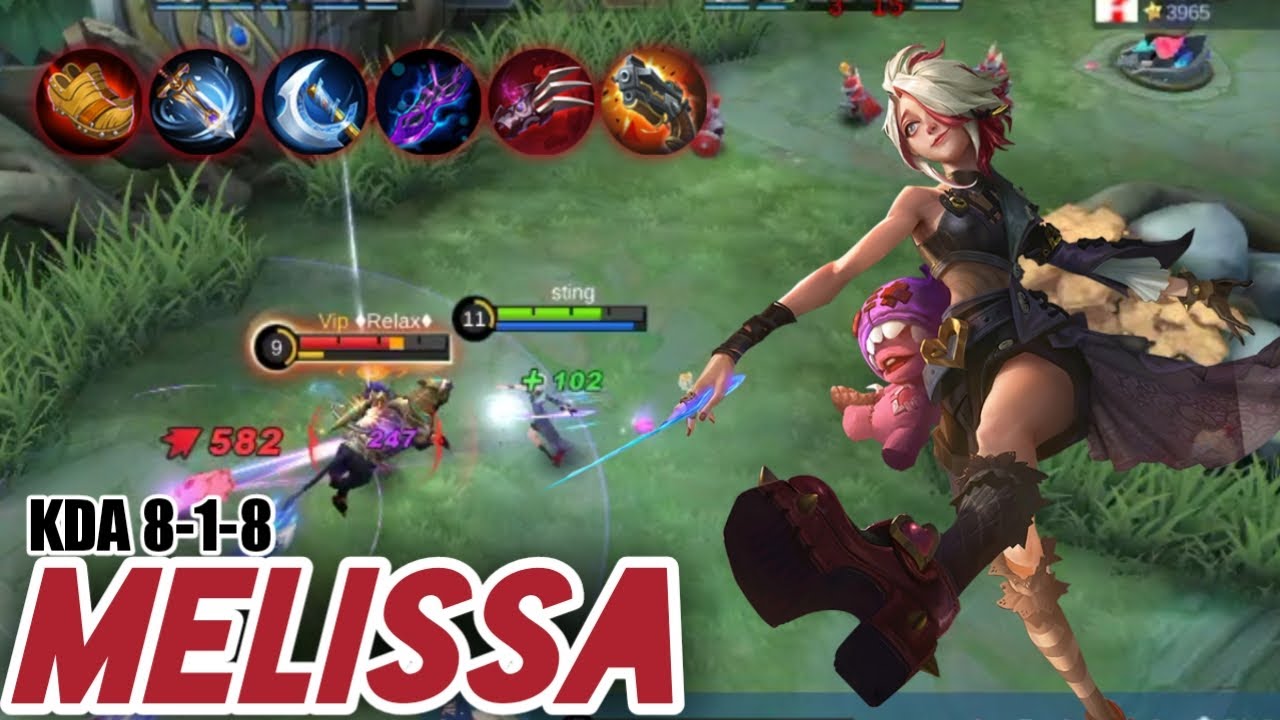 8 KILLS! MELISSA BRUTAL DAMAGE! BEST BUILD MELISSA 2022! | Mobile ...