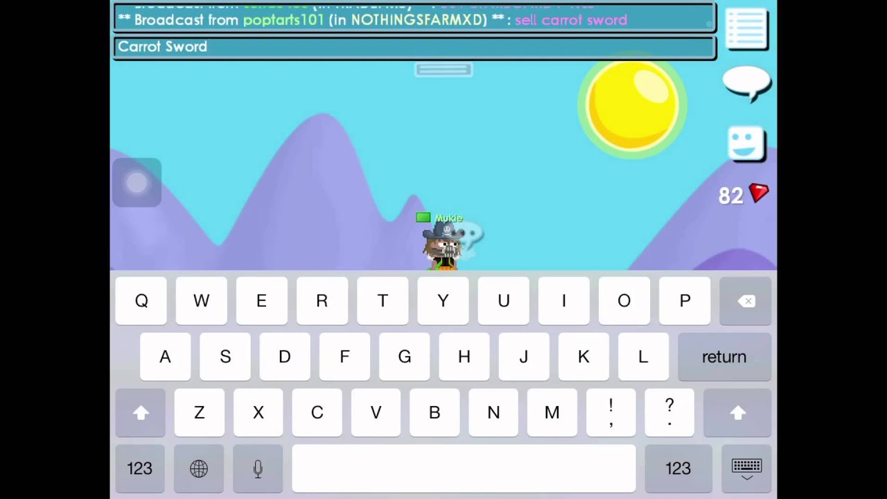 Growtopia | Carrot Sword - YouTube