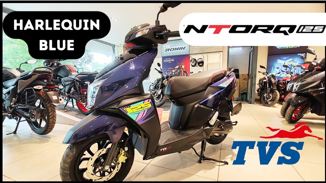 TVS NTorq 125 Harlequin Blue 2024 #tvsntorq #ntorq #ntorq125 #vlog # ...