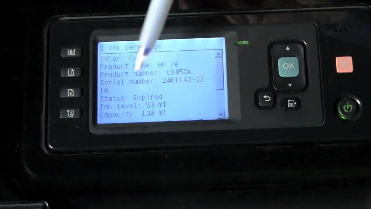 HP Designjet Z2100 Printer - Ink System Overview - Part 2 of 2 - YouTube