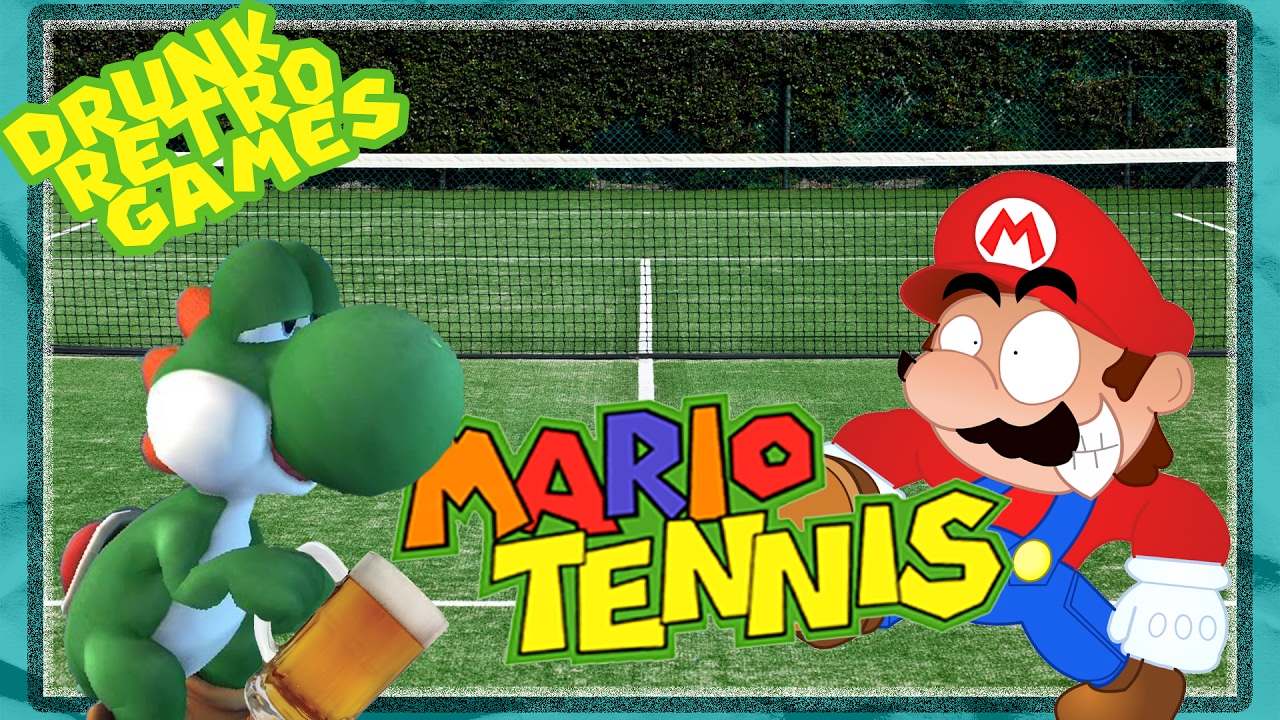 DRUNK RETRO GAMING | Mario Tennis #2 Ft Hannah - YouTube