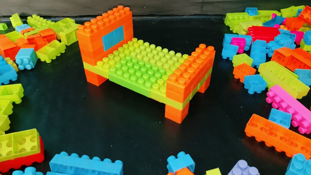 Satisfying DIy Lego Big Bed 2 /ASMR building block/lego building # ...