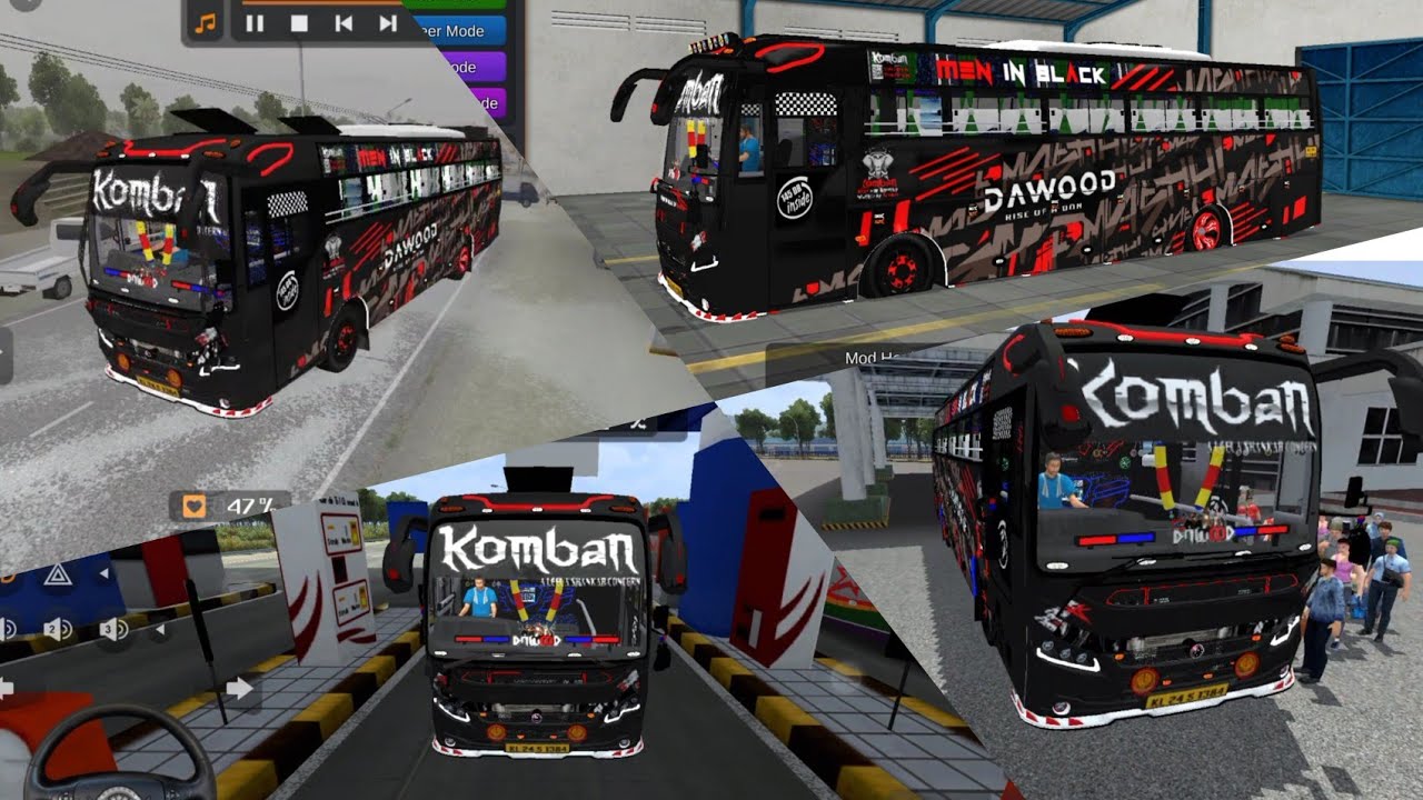 driving komban bus in bus simulator Indonesia - YouTube