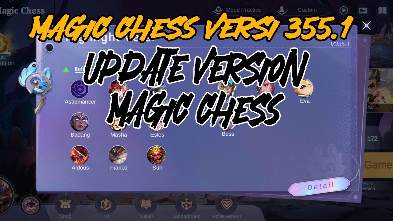 UPDATE MAGIC CHESS TERBARU 2023 !!! ADA SYNERGY BARU PATCH V355.1 ...