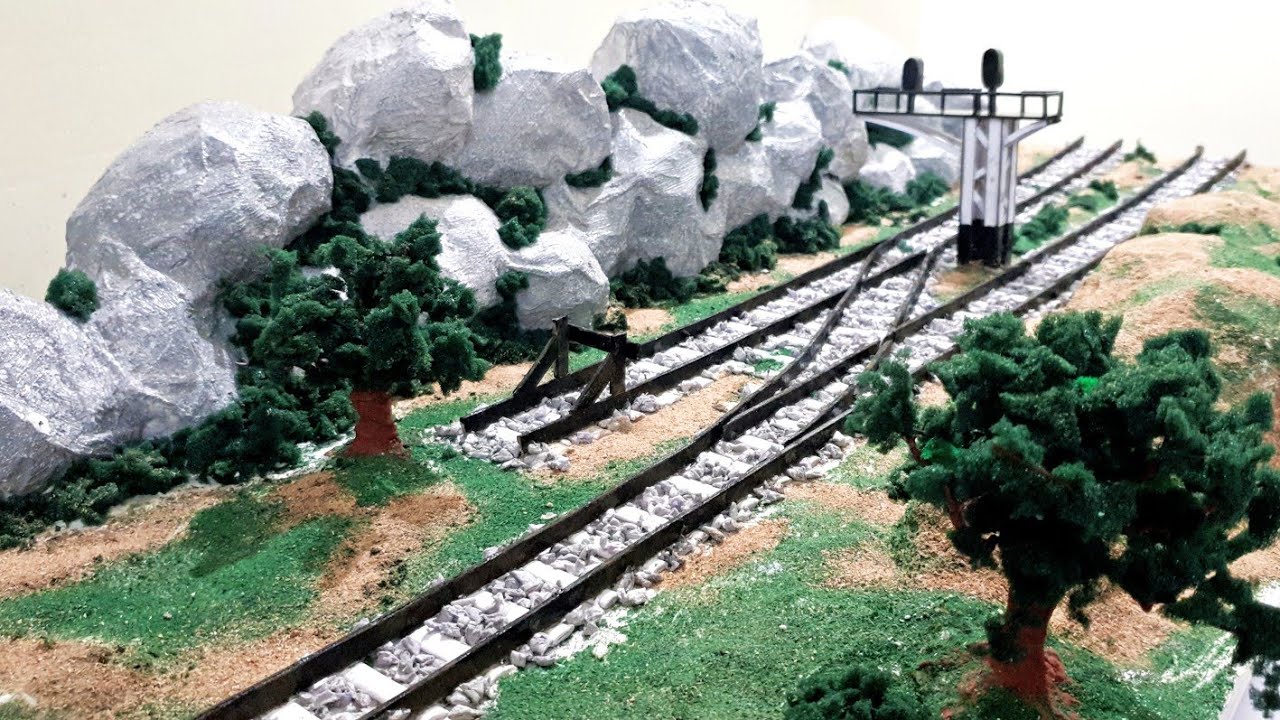 Model or Real||How To Make Realistic Train Scenery (part 2)||RM Gears ...
