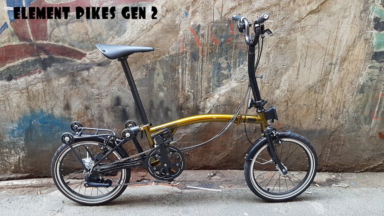 WoW 👍 MANTAB JIWA Sepeda PIKES Gen 2 Model Mirip 11 dan 12 BROMPTON ...