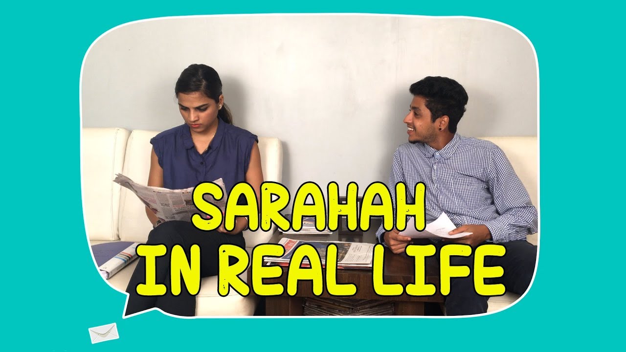Sarahah In Real Life || Shudh Desi Videos - YouTube