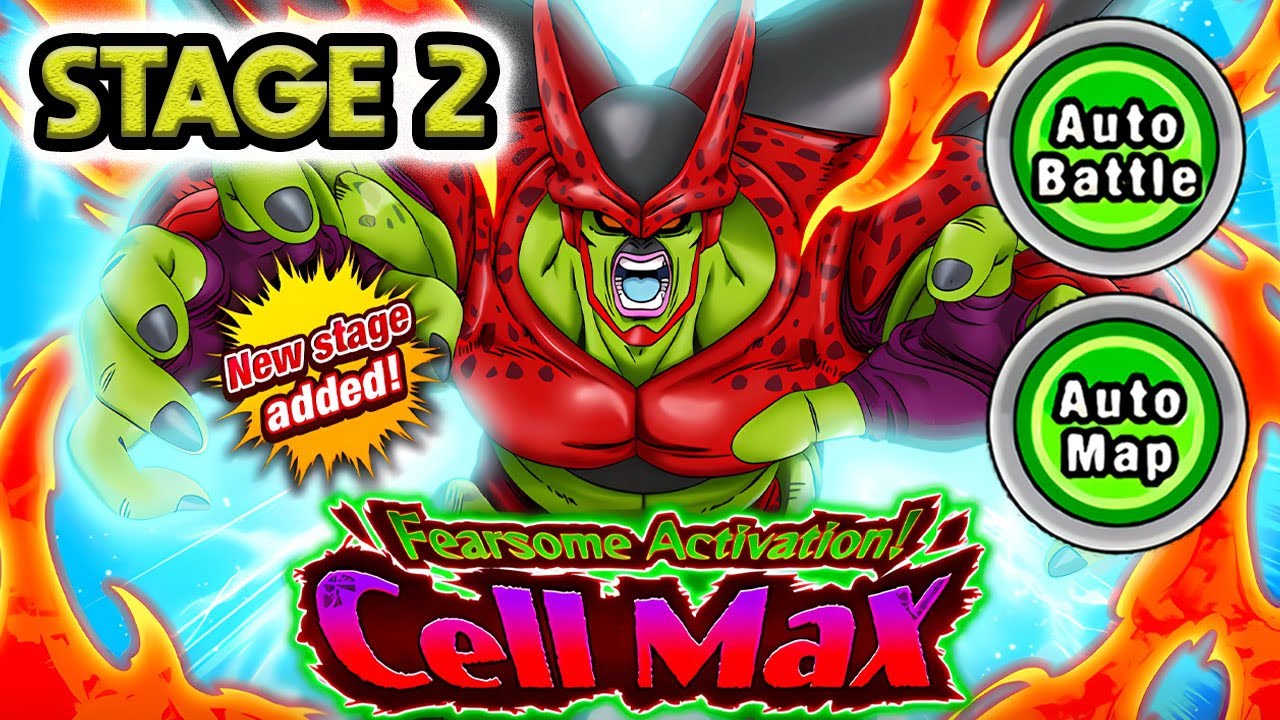 Beating Cell Max Stage 2 with AUTO MODE (NO ITEMS) - YouTube