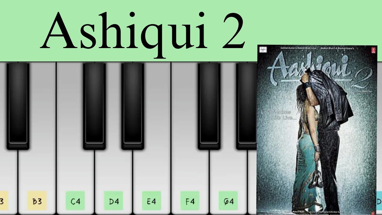 Hum Tere Bin 😥 | Ashiqui 2 | easy and slow tutorial with notes | #notes ...