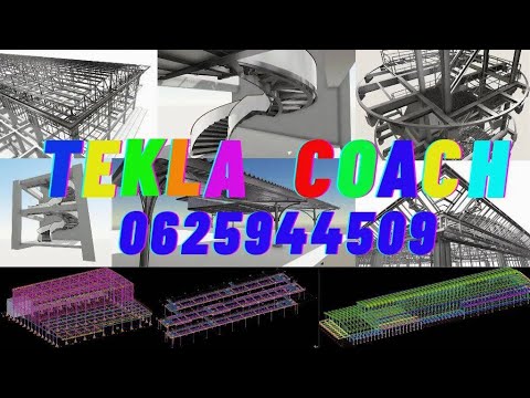 TEKLA STUCTURES BASIC#1 : PEB WAREHOUSE CREATE GRIDLINE&VIEW - YouTube