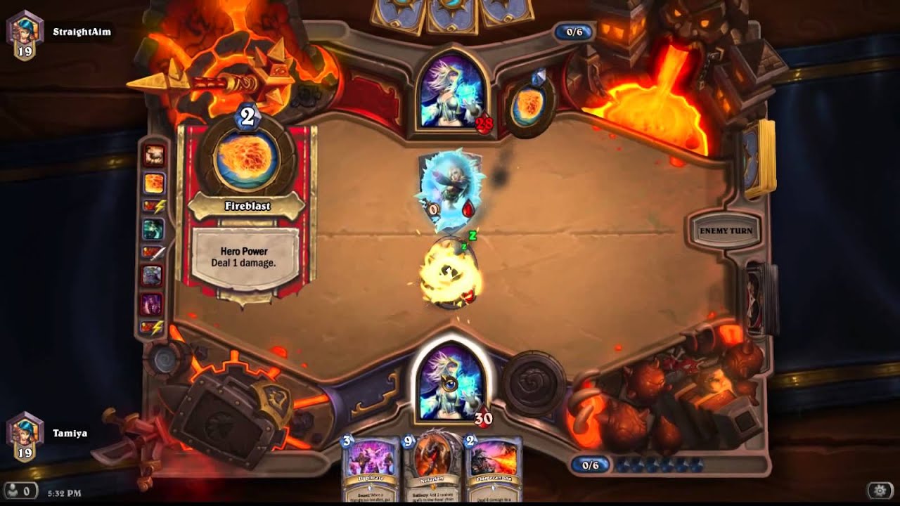 Player Vs Player Game - HeartStone with StraightAim - YouTube