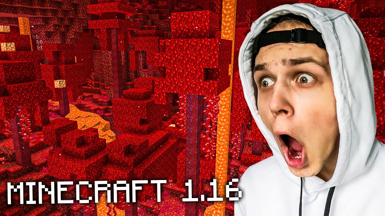 Moja REAKCJA na NOWY NETHER w MINECRAFT 1.16! - YouTube