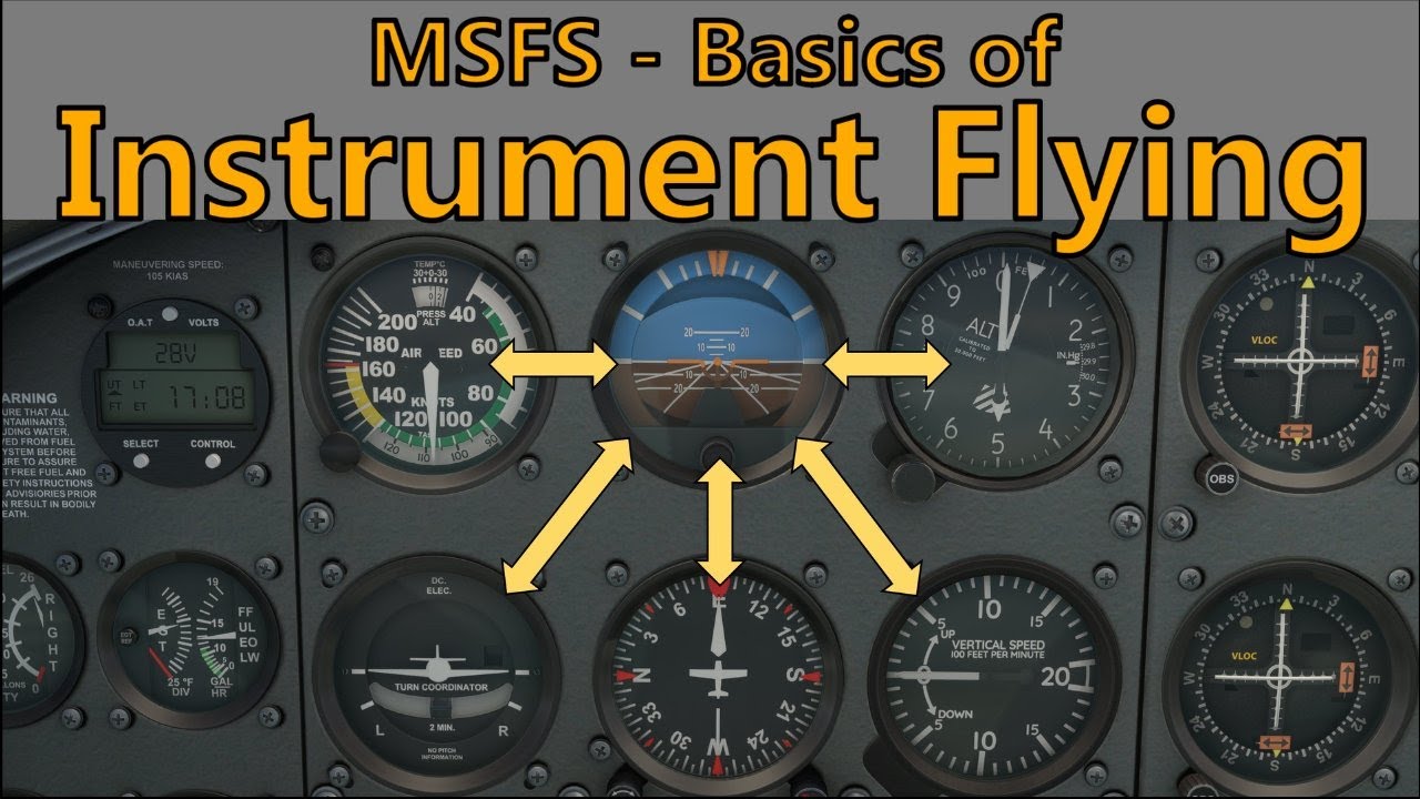 MSFS Basics Of Instrument Flying AH IFR Flight Lesson 1 YouTube
