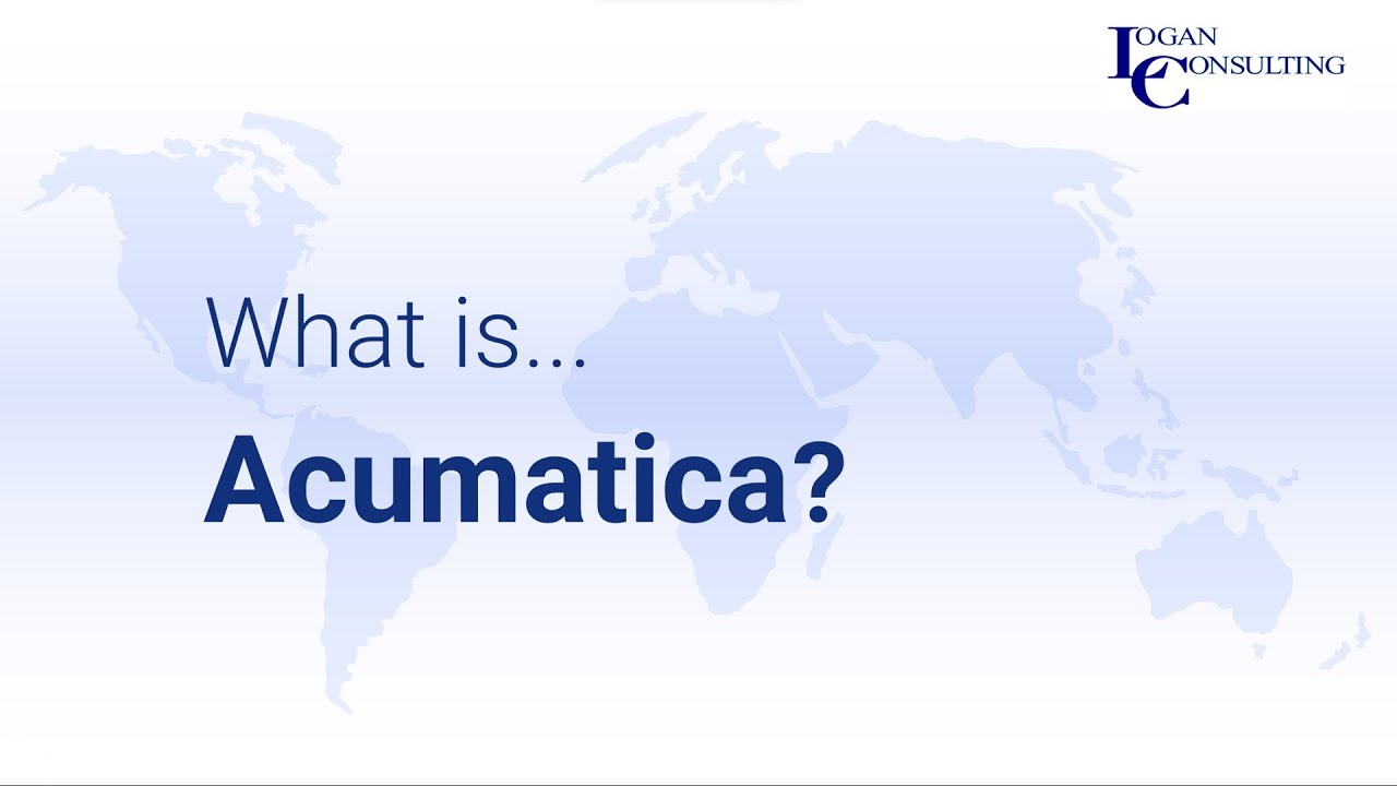 What is Acumatica? - YouTube