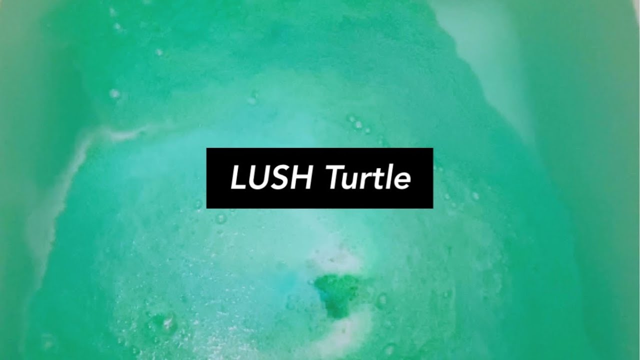 LUSH Bath Bomb ASMR Turtle jelly bomb (No Talking) バスボム音 러쉬 배쓰밤 - YouTube