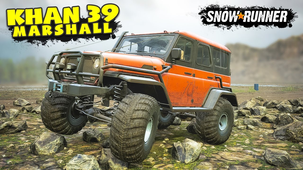KHAN 39 Marshall Suspension Test - SnowRunner - YouTube