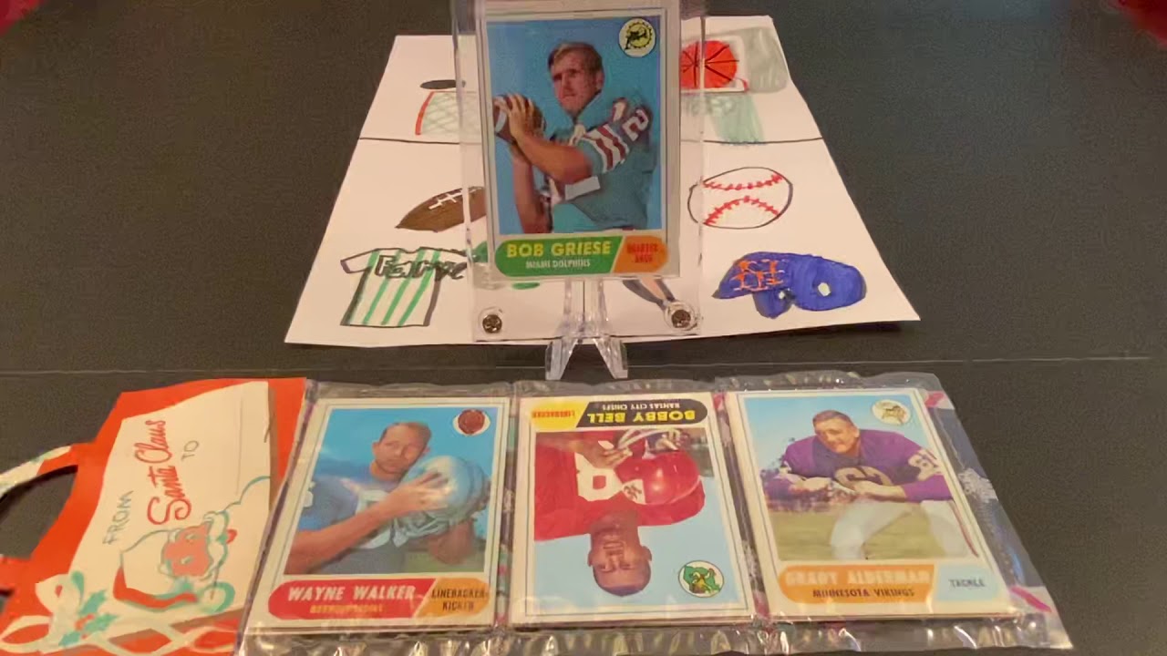 Opening Another 1968 Topps Football Holiday / Christmas Rack Pack - YouTube