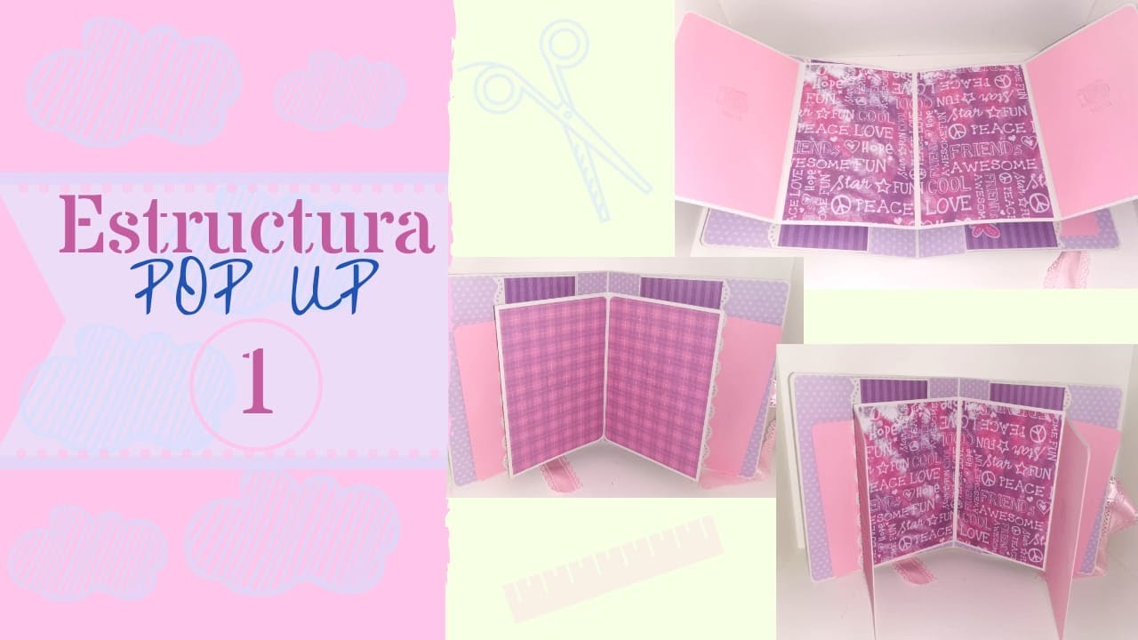 Estructura Pop-up 1 Sencilla. (Simple pop up 1 structure). - YouTube