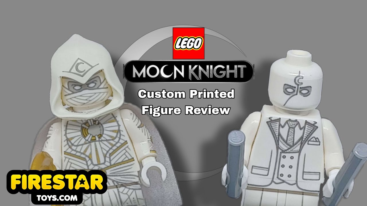 FirestarToys' Custom Printed LEGO Moon Knight Figures! | Minifigure ...