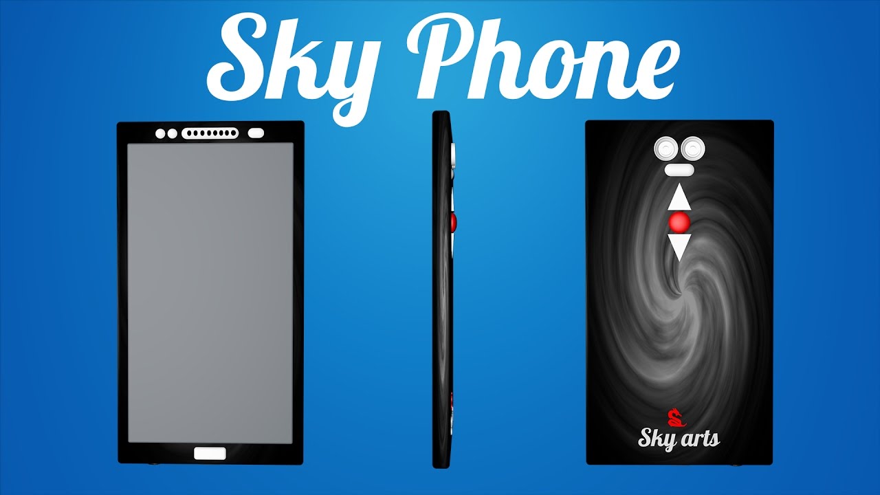 cinema 4D phone modeling speed art (by sky arts) - YouTube