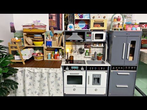 ASMR ✨ Organizing My Wooden Toy Kitchen Corner