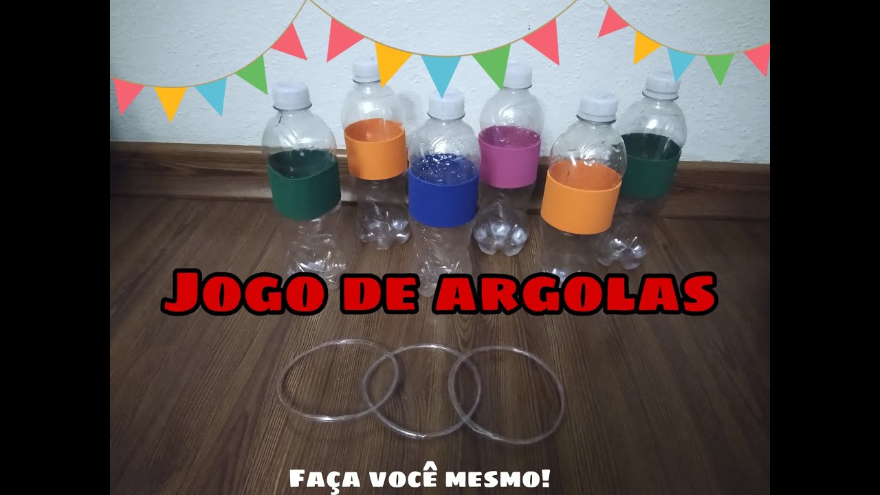 Jogo de argolas de garrafa pet - YouTube