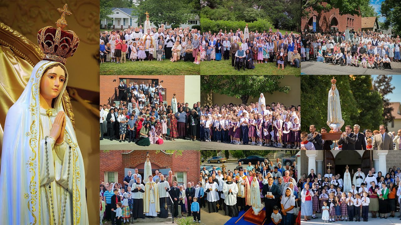 Our Lady of Fatima Pilgrim Virgin Statue - SSPX - YouTube