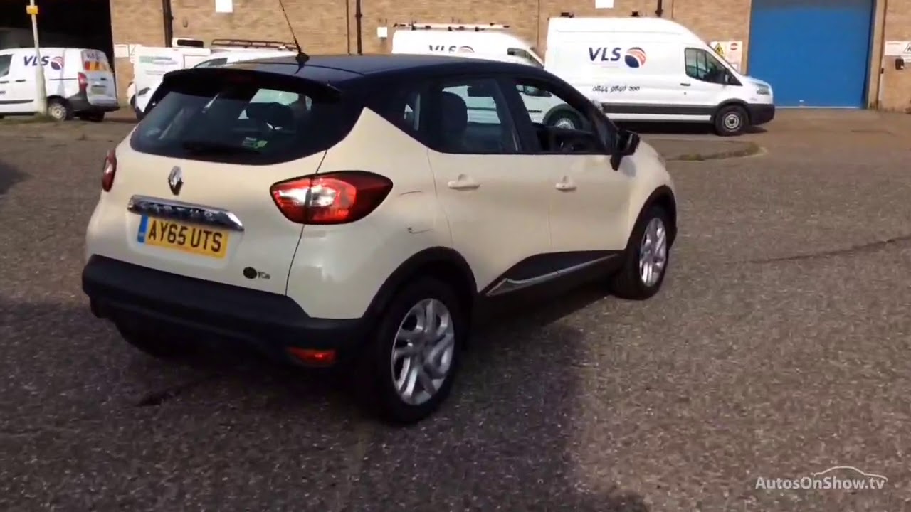 RENAULT CAPTUR DYNAMIQUE NAV TCE CREAM/BLACK 2015 - YouTube