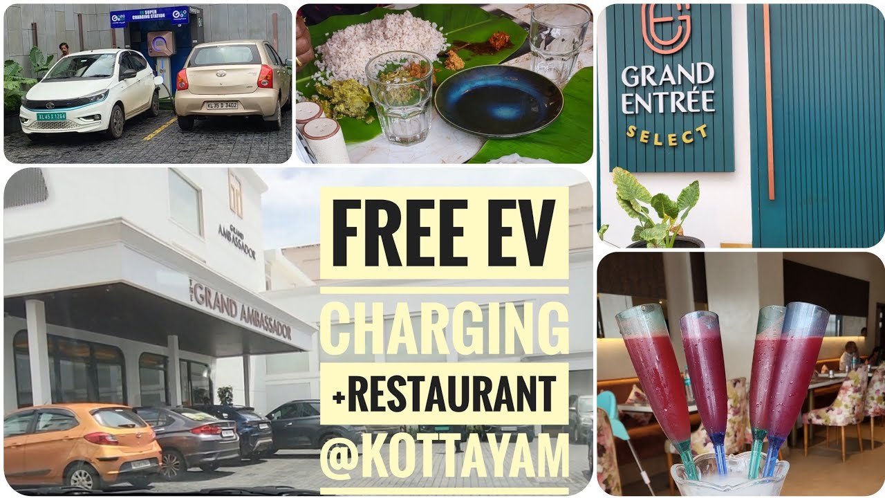 Goec Ev Charging Station At Grand Entree Restaurant,Kottayam⚡⛽ #goec # ...