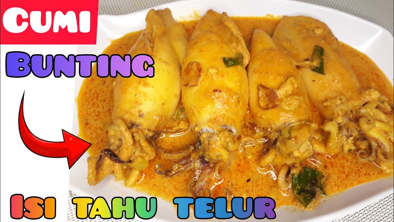 RESEP GULAI CUMI BUNTING// isi tahu telur#gulaicumi #olahancumi # ...