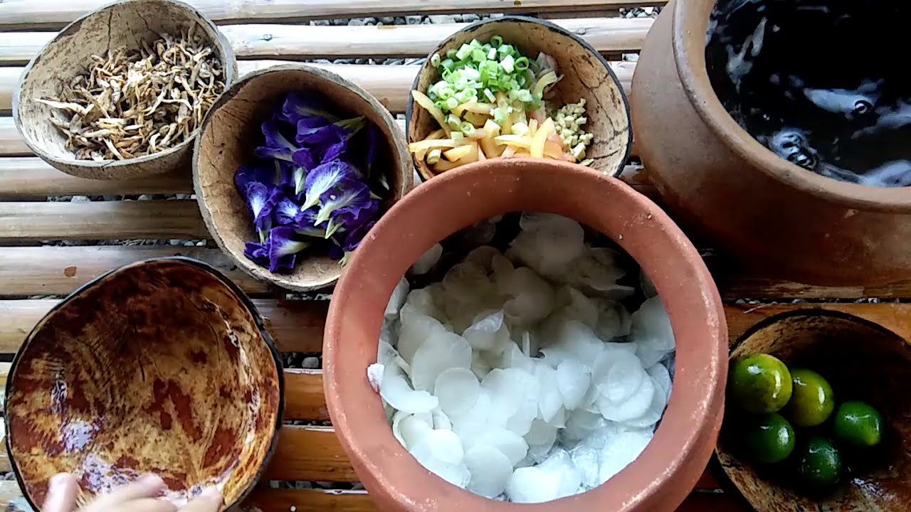 Blue Ternate and Raddish Salad Recipe - YouTube