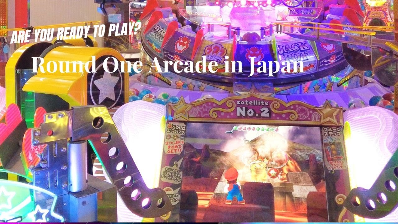 Round One Japan: A Gamer's Paradise! Six levels of Games and sports ...