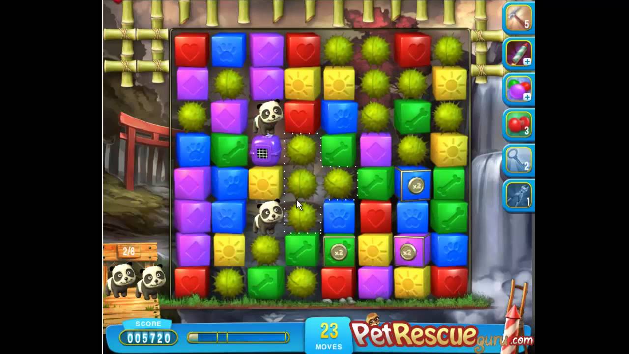 Pet Rescue Saga Level 110 Walkthrough - YouTube