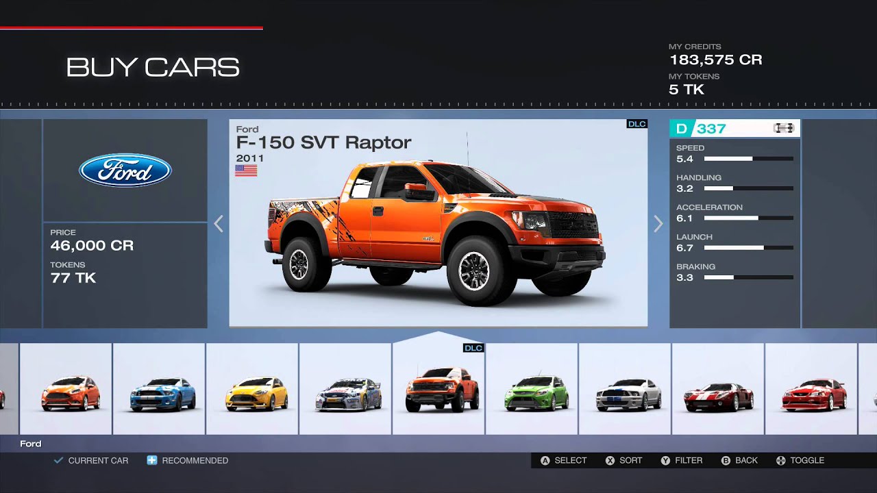 FORZA MOTORSPORT 5 XBOX ONE ALL CARS WITH STATS INCLUDING SECRET DLC ...