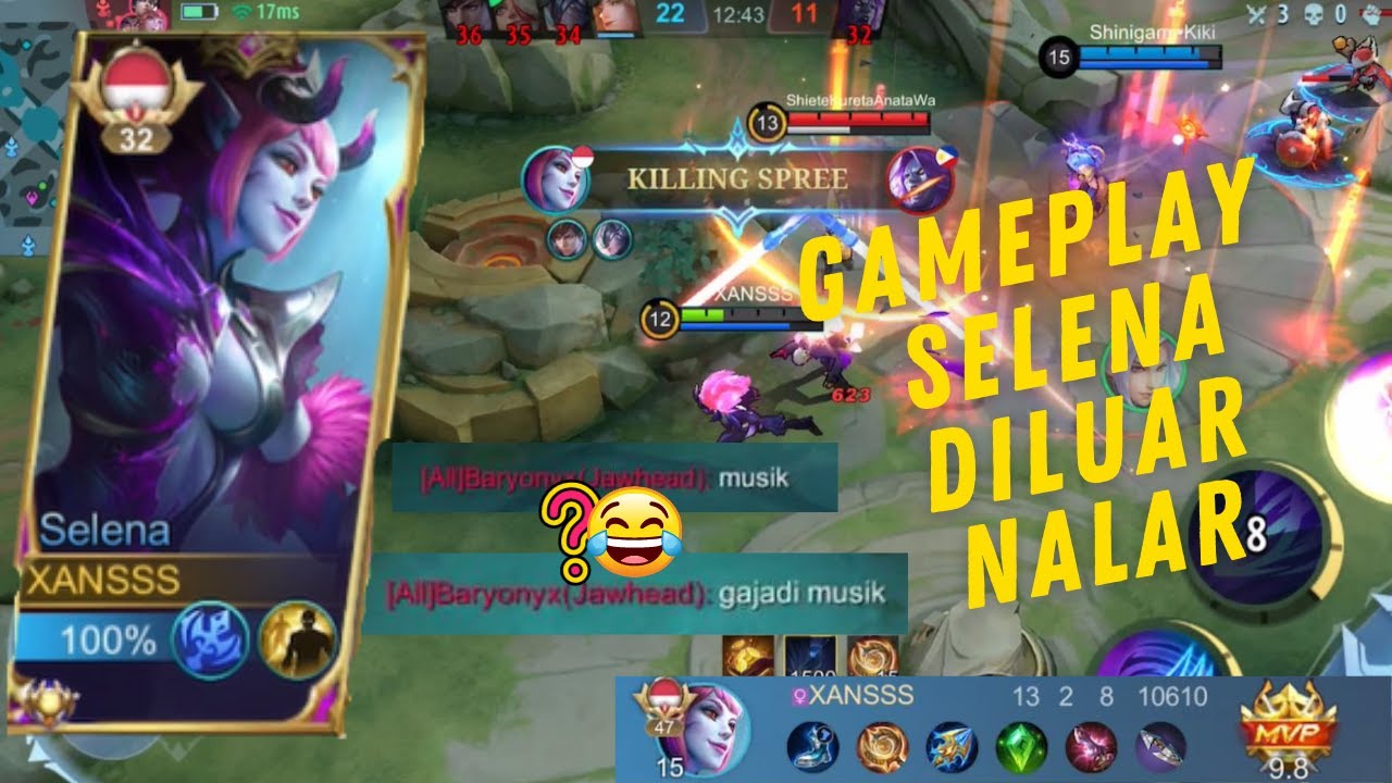 MLBB | SELENA ROAMER UNSTOPPABLE | Mobile Legends | Selena Best Roamer ...