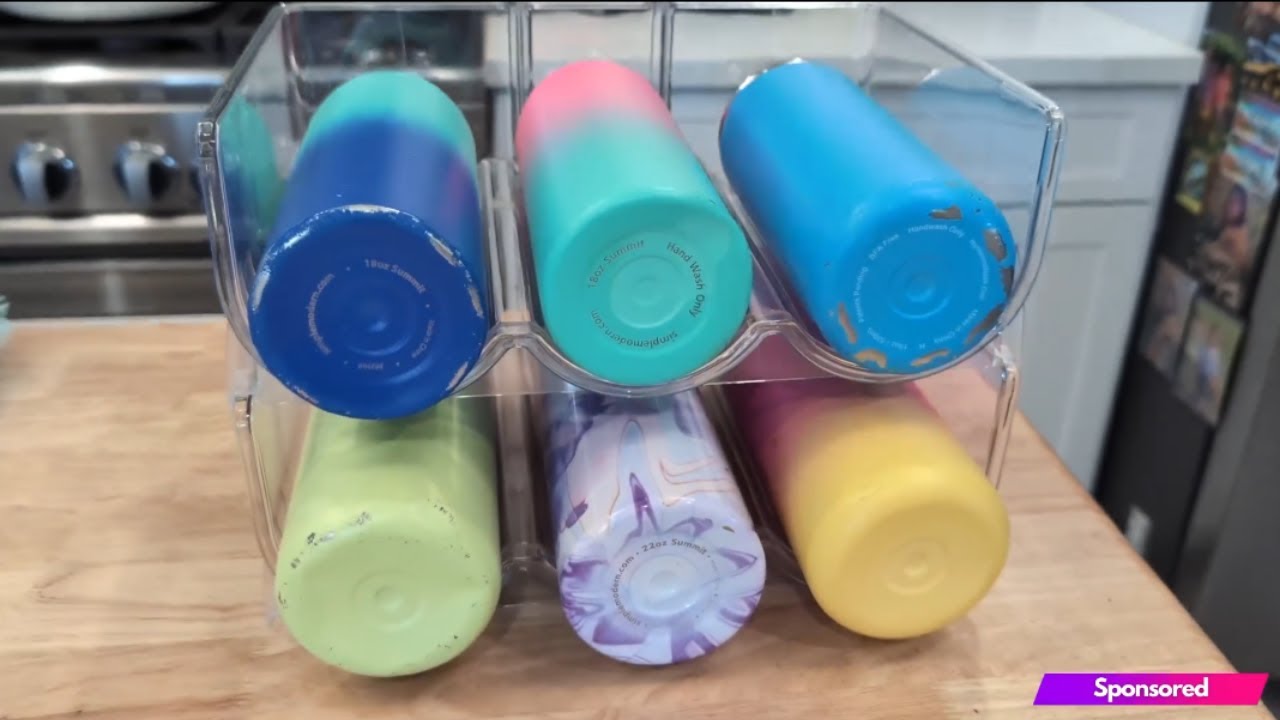 REVIEW Stackable Bottle Organizer & Bottle Brushes - YouTube