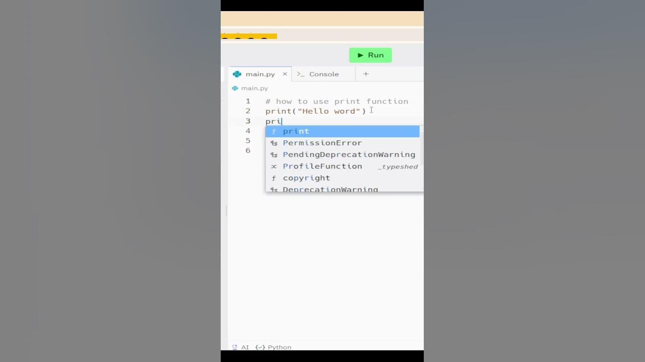 Python print function 🔥👨‍💻 @codeshiva #shorts #computer #viralshort - YouTube