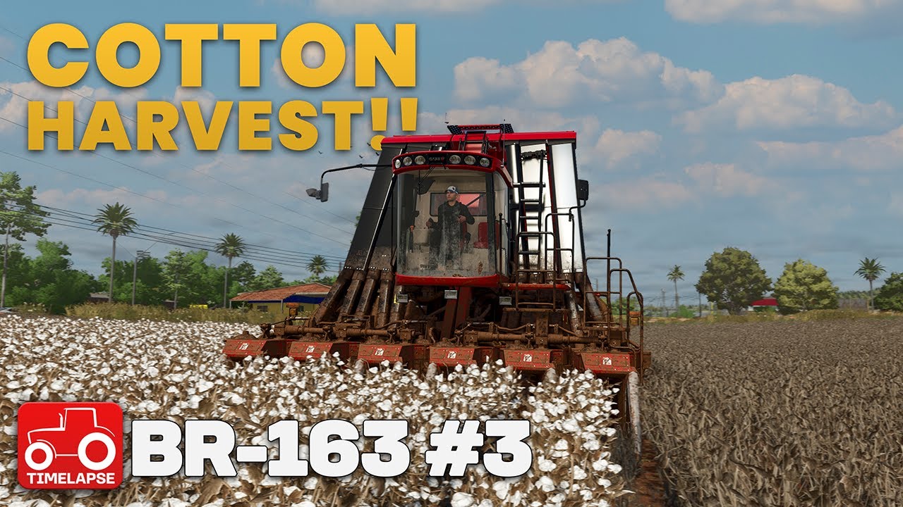 Expanding the Farm with Cotton Profits!! BR 163 FS25 Timelapse Farming ...