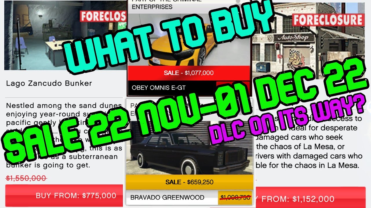 GTA | SALE 22 Nov-01DEC 22 | What to Buy | Best Discounts - YouTube