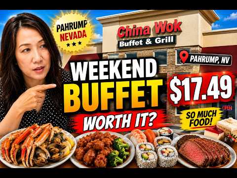 China Wok Buffet, Wenkend Buffet, $17.49, Worth it?