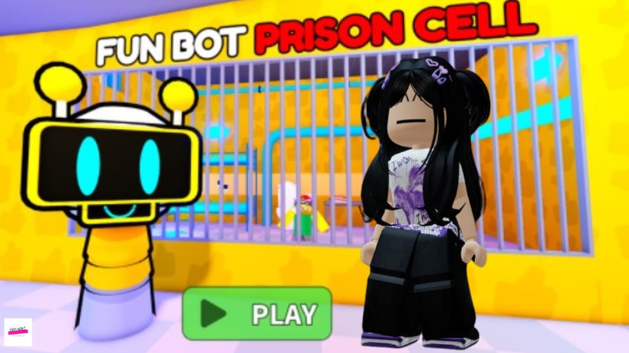 Fun Bot Prison cell Sprunki Barry's Prison Run Obby | ROBLOX ...