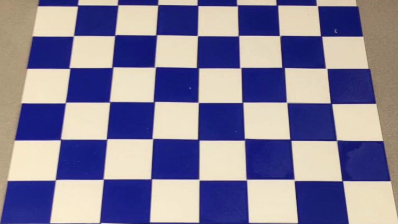3D Printed Checkers - YouTube