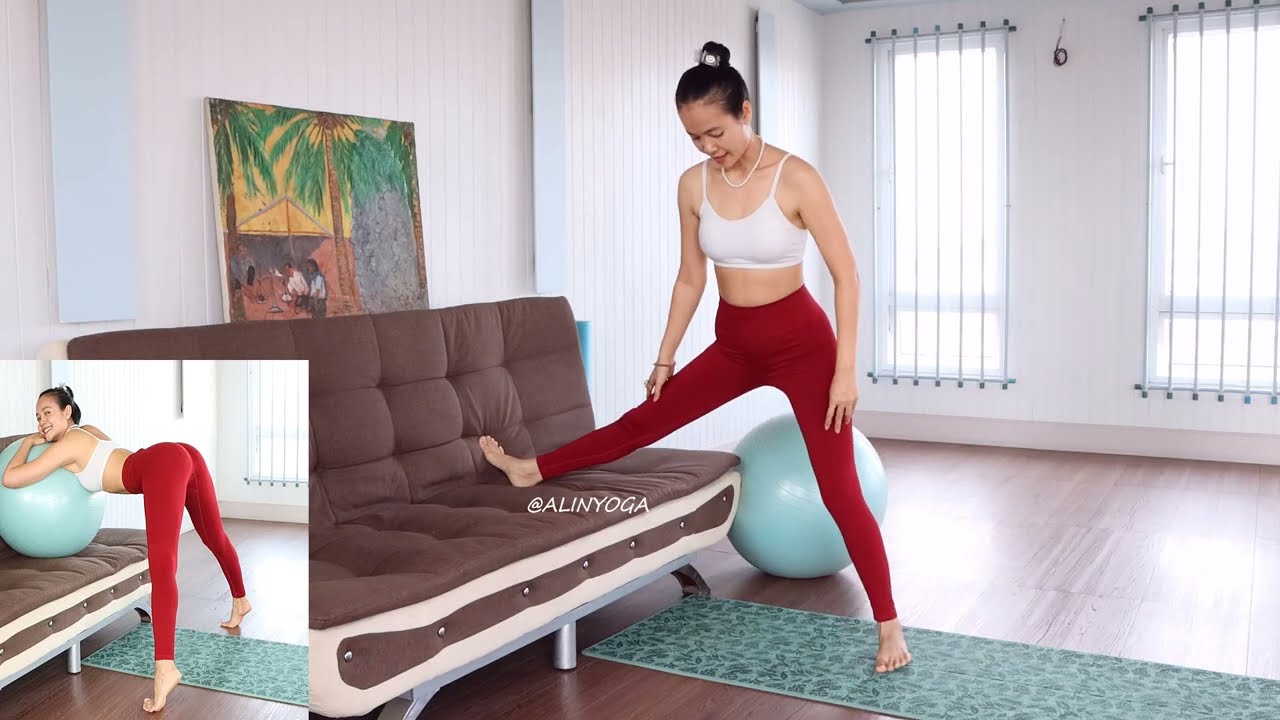Perfect Workout and Yoga on Sofa - YouTube