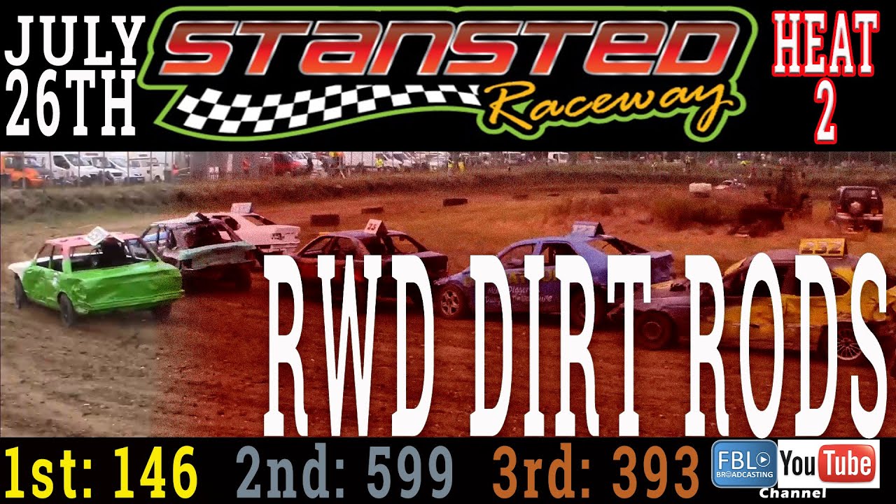 UK racing at Stansted Raceway oval racing. Stock Car. RWD Dirt Rods ...