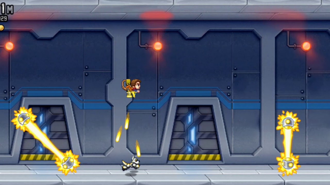 Jetpack Joyride Game play - YouTube
